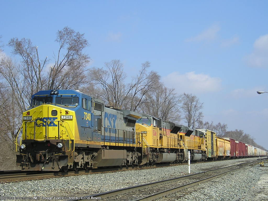 CSXT 7340 On CSX Q 687